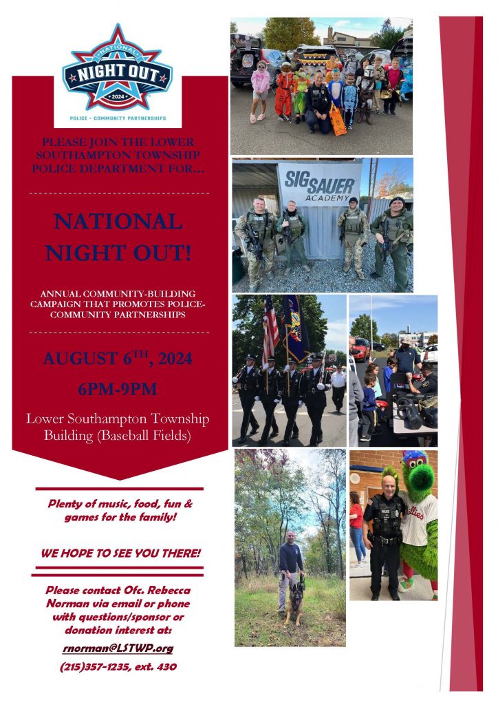 National Night Out - Lower Southampton Township