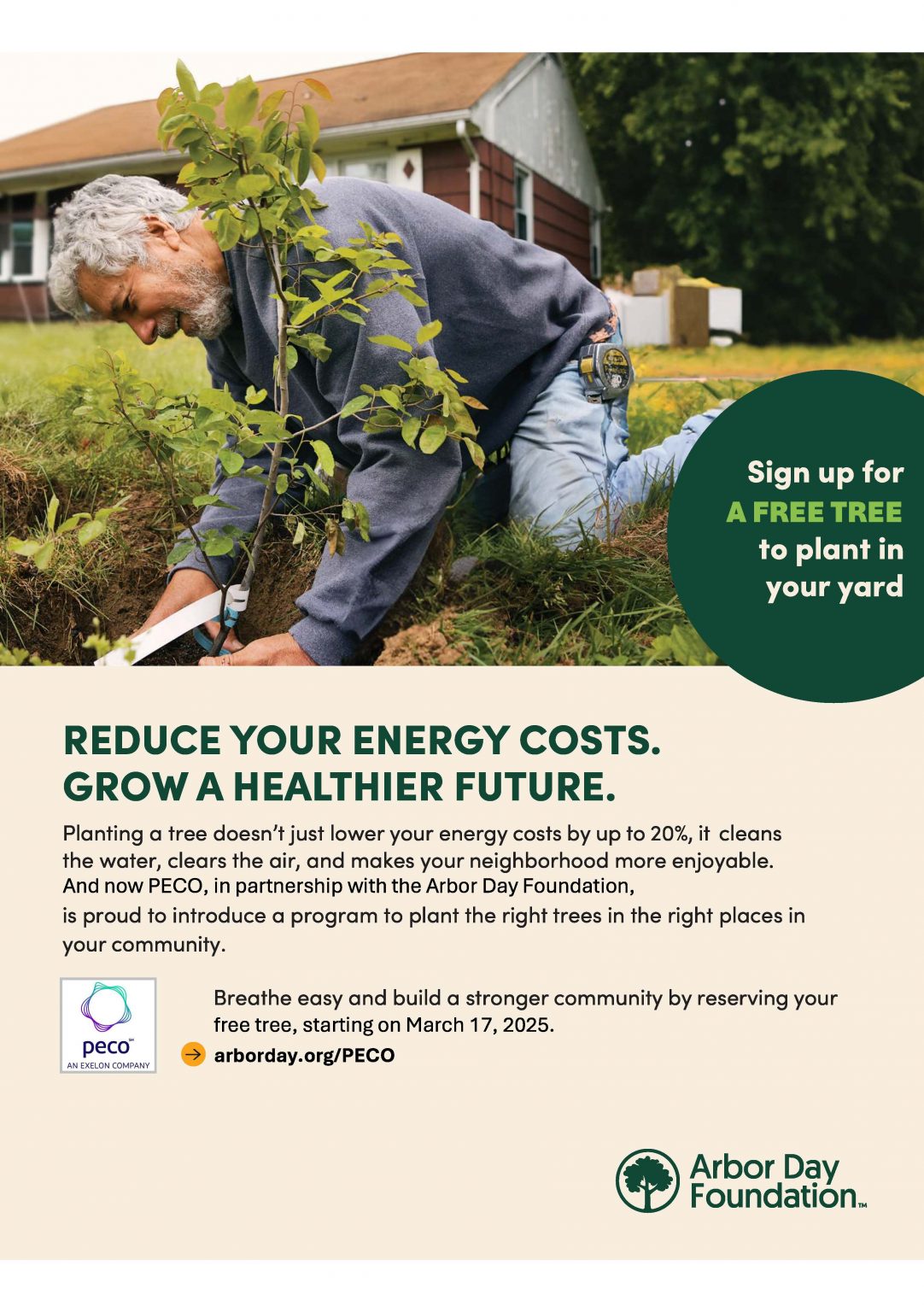 PECO Teams Up with Arbor Day Foundation – RESERVE YOUR FREE TREE ...
